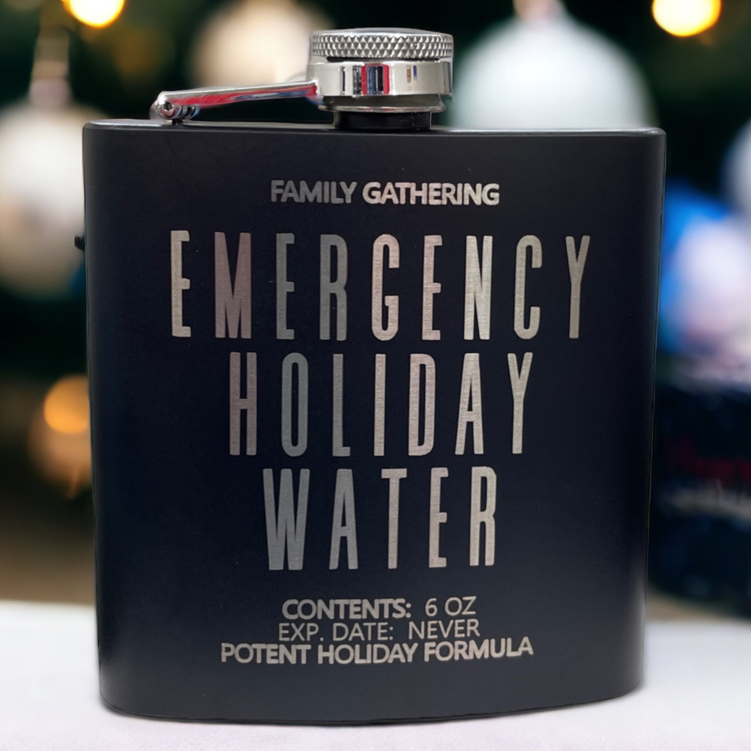 Engraved FLASK | Etched in Time Gift Shop